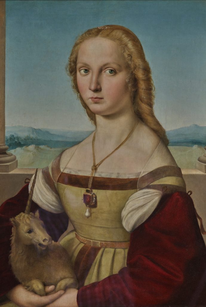 “Dama col liocorno” di Raffaello a Gallerie d’Italia Napoli | Intesa ...